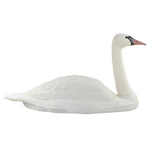 Full Size Floating White Mute Swan Decoy, Plastic Lifelike Swan ...