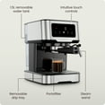 Chefman CraftBrew Espresso Machine W/ Steam Wand and Touch Controls ...