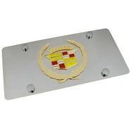 Pilot LP-051 Officially Licensed Chrome 3D Cadillac License Plate ...