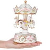 Melody Nature 14 inch Deluxe Carousel Musical Animated Christmas ...