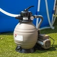 "XtremepowerUS 13"" Aboveground Pool Sand Filter System with 3/4HP Pump ...