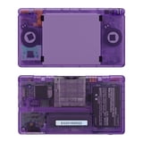 eXtremeRate Clear Atomic Purple Replacement Full Housing Shell Buttons ...