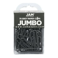 JAM Jumbo Paper Clips, Dark Blue, 75/Pack, Large - Walmart.com