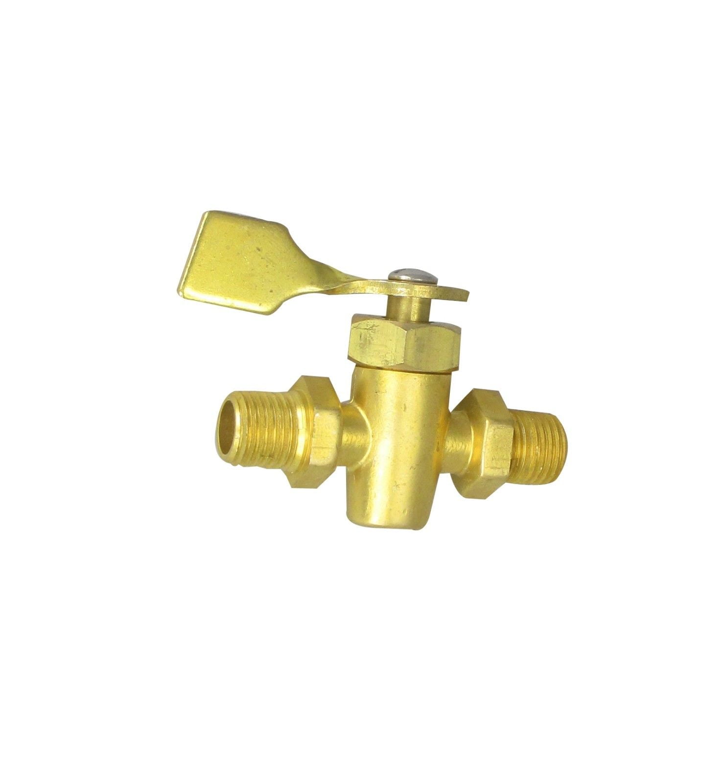 Pactrade Marine Boat Fuel Tank 2 Way On-Off Horizontal Shut Off Valve 3 ...