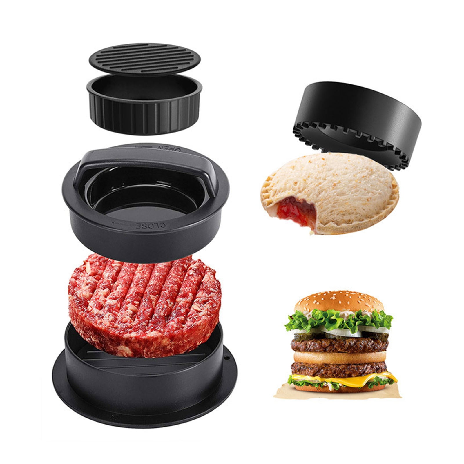 Click here for Chenjiaaa 4 In 1 Burger Patty Maker Sandwich Cutte... prices