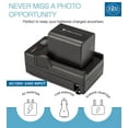 BM Premium 2 Pack of NP-FV100A High Capacity Batteries and Battery Charger for Sony Handycam ...