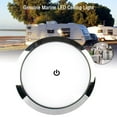12V 24V RV LED Ceiling Dome Roof Light Indoor Lamp For Motorhome Van ...