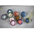 Mandala Ceramic Cabinet Knobs Hand Painted Knobs for Kitchen Drawer ...