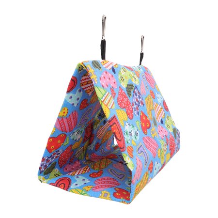 Parrots House, Bird Hanging Tent Safe Colorful Triangular With Hooks ...