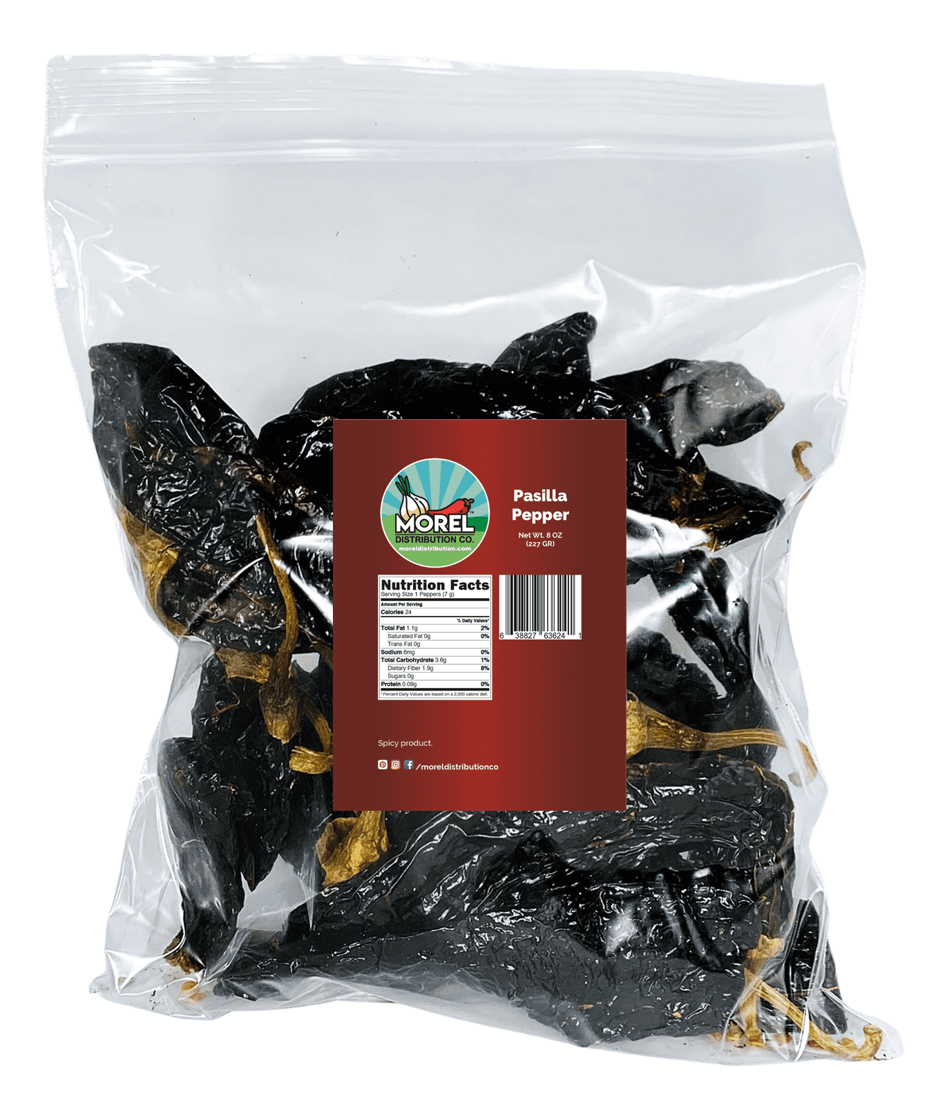 Chile Pasilla Pepper (Pasilla Negro) 8 oz - Walmart.com