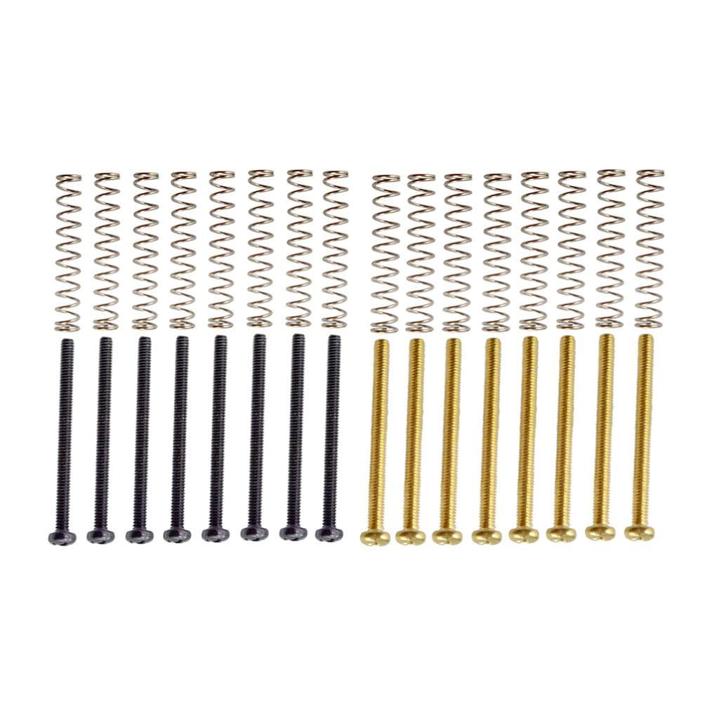 Pack of 16 Double Electric Guitar Humbucker Pickup Frame Screws&Sps for ...