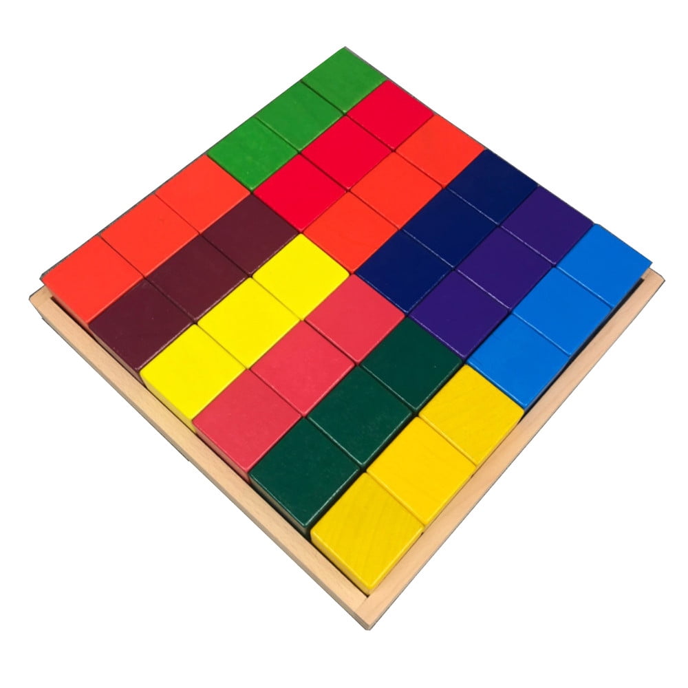 Click here for Ifit Montessori Rainbow Squares Building Set  Mont... prices