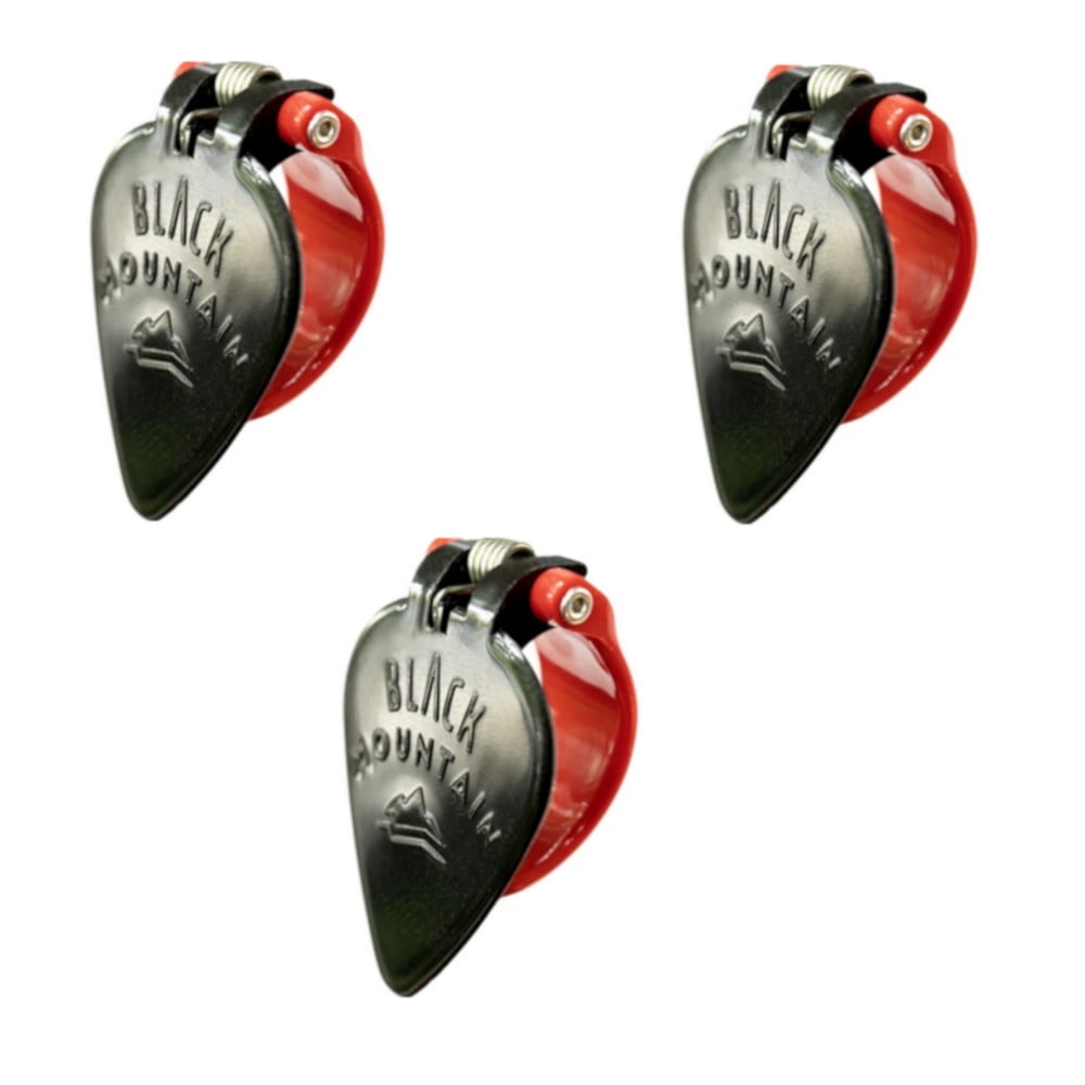 Black Mountain Thumb Pick - 3-Pack - Spring Fit - Thumb Flat Pick Combo ...