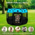 Portable Pet Playpen, Foldable Exercise Pen, Indoor/Outdoor Travel ...
