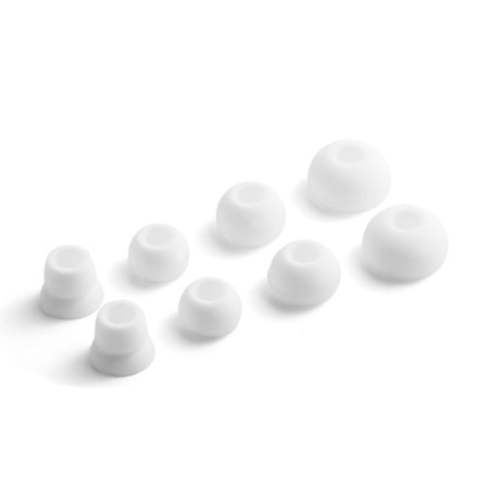 8 Pieces (4-Pair) Replacement Earbud Tips Ear Buds Caps Gels Silicone ...