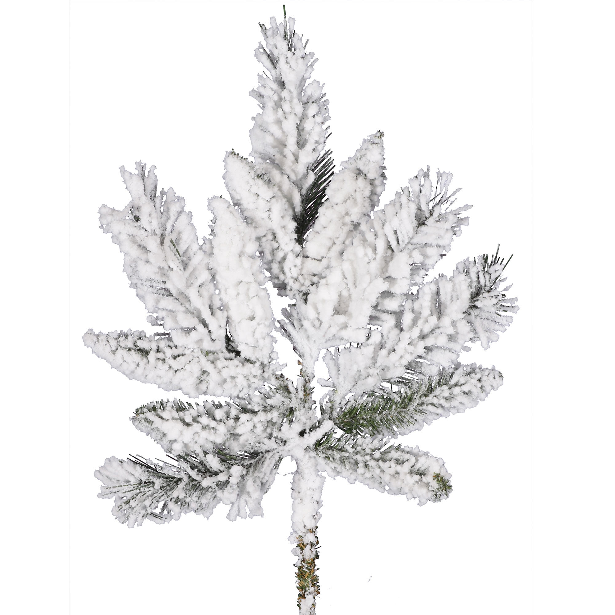 Vickerman 18" Flocked Snow Ridge Spray 12 Tips - Walmart.com - Walmart.com