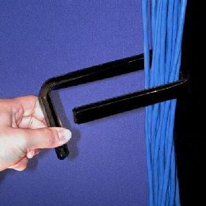 Panduit CMVDR1 Vertical Cable Management D-Ring, Black - Walmart.com ...