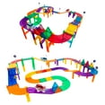 PicassoTiles Race Track Magnetic Tiles for Kids – 81PCS STEM Building ...