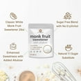 Monk Fruit Sweetener with Allulose, 2lbs – No Erythritol, 1:1 Sugar Substitute, No Aftertaste ...