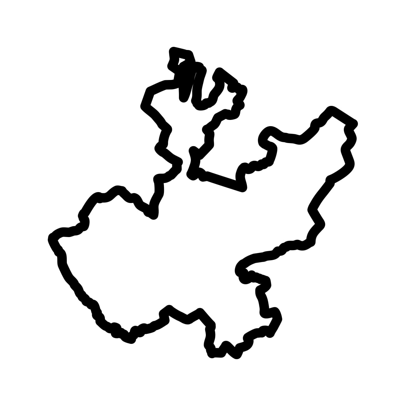 Jalisco State Shaped Sticker Decal Die Cut - Self Adhesive Vinyl ...