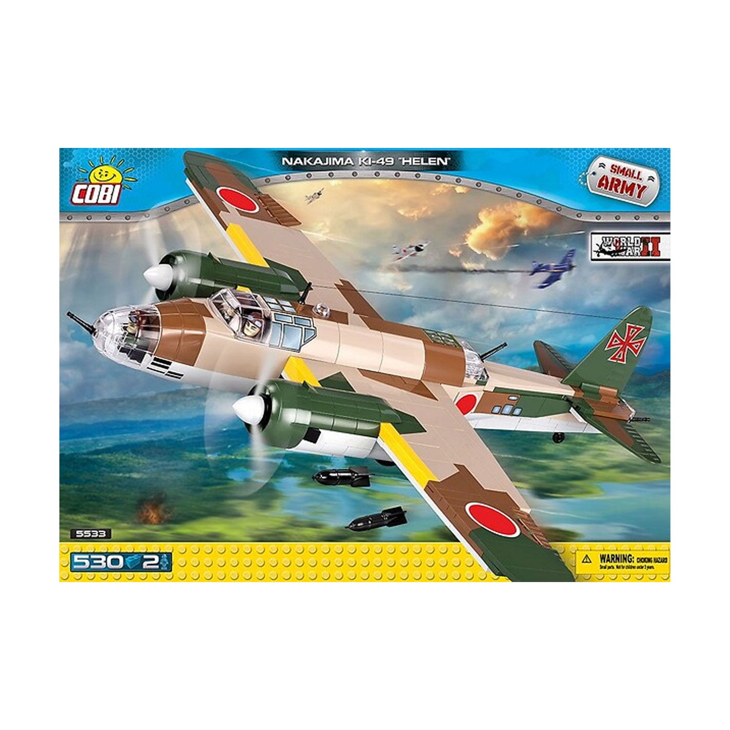 COBI WWII Historical Collection 5533 Nakajima Ki 49 Building Block Set ...