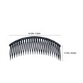 BESTYASH 48Pcs Black Plastic Hair Combs for Styling with Tightly Spaced ...