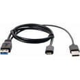 Cablecc Type-C Usb-C To Usb 3.0 Male & 2.0 Dual Power - Walmart.com