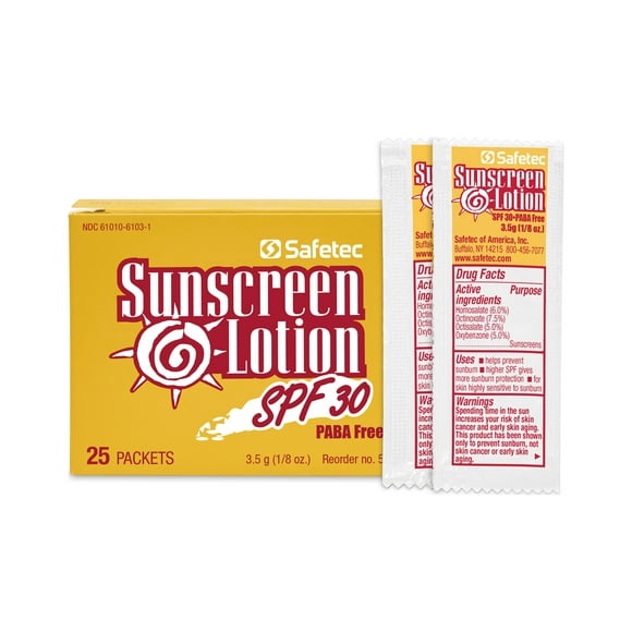 Sunscreen Packets