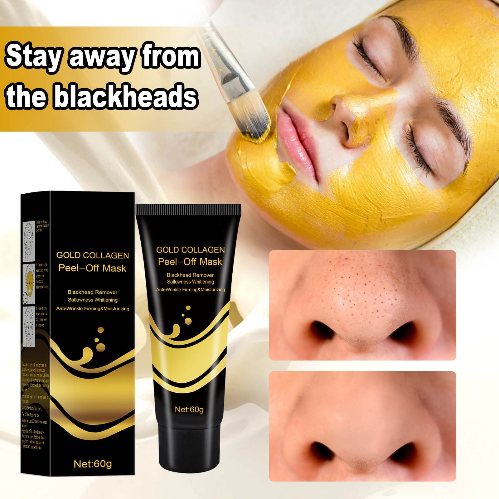 Click here for Linmoua Gold Foil Peel Off Mask  Peel Off Mask  Co... prices