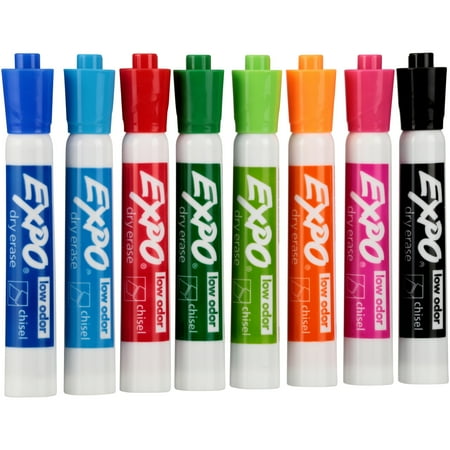 Expo® Chisel Tip Dry Erase Marker 8 ct Pack - Walmart.com