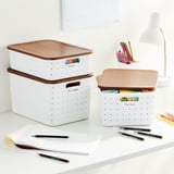 Pen+Gear Storage Boxes with Lids, 3 Pack - Walmart.com