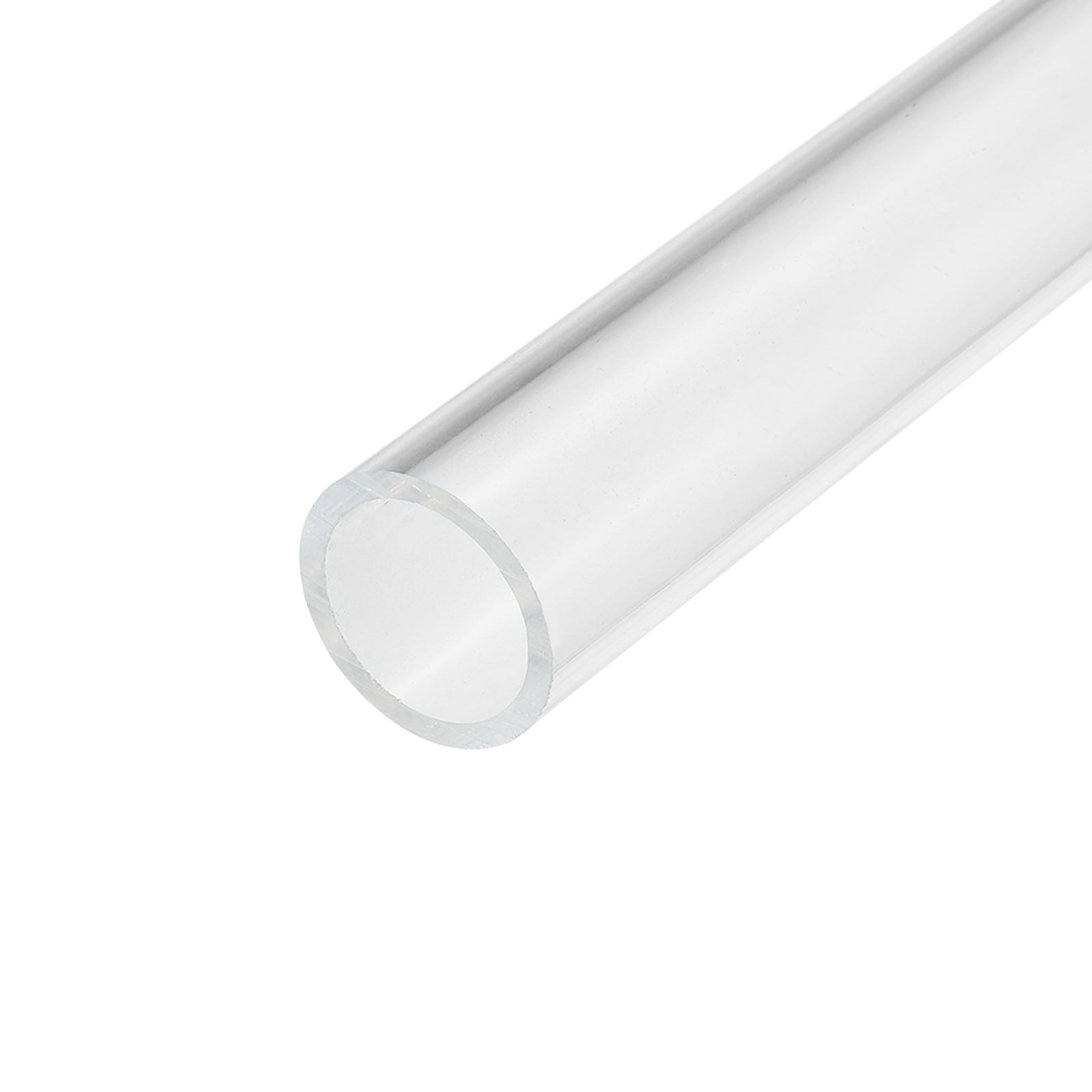 Unique Bargains Acrylic Pipe Clear Rigid Round Tube 24mm Id 30mm Od 6 For Lamps And Lanterns Water Cooling System 24mm X 30mm/0.94 X 1.18