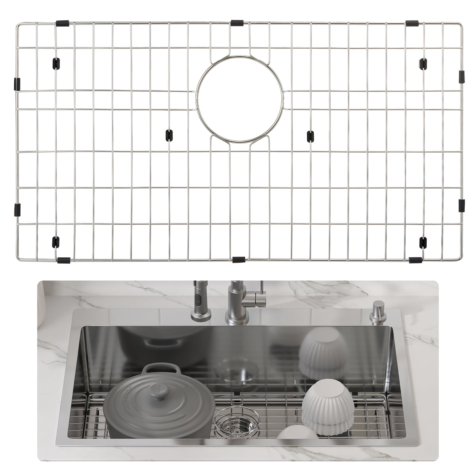 Click here for Vevor Sink Protector Grid  26X14 Stainless Steel S... prices