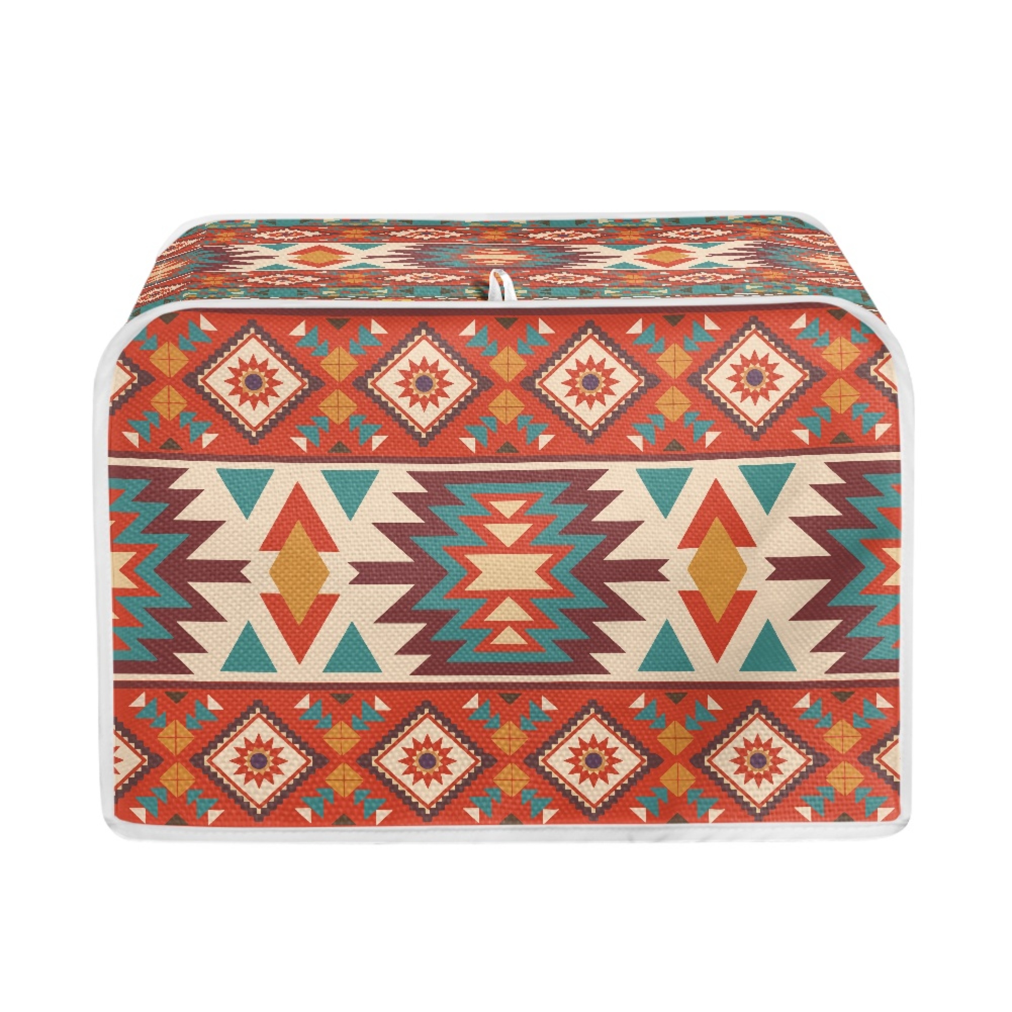 NETILGEN Colorful Aztec Nation Geometry Style Design Toaster Cover ...