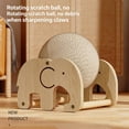 Cat Scratcher Ball Toy, Sisal Scratching Ball with Stable Stand ...