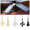 Ceiling Fan Pull Chain Extenders with Fan-Shaped Pendants, 5-Piece Set ...