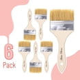 Bates, Chip Paint Brushes, 3 Inch, 6 Pack, Natural Bristles - Walmart.com