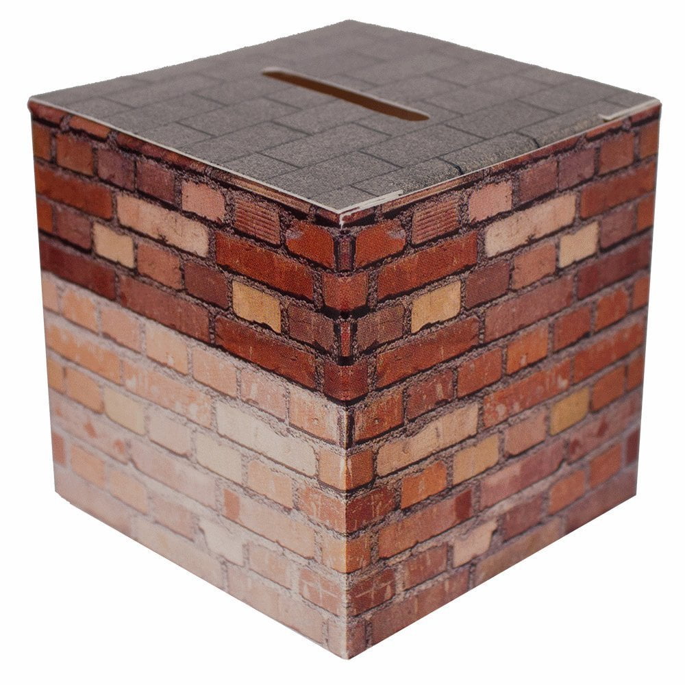 Bricks Building Fund Raising Donation Bank Box Pkg of 50 - Walmart.com