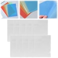 10 Pcs Clear Document Folder Plastic Sleeves for Paper File Folders ...