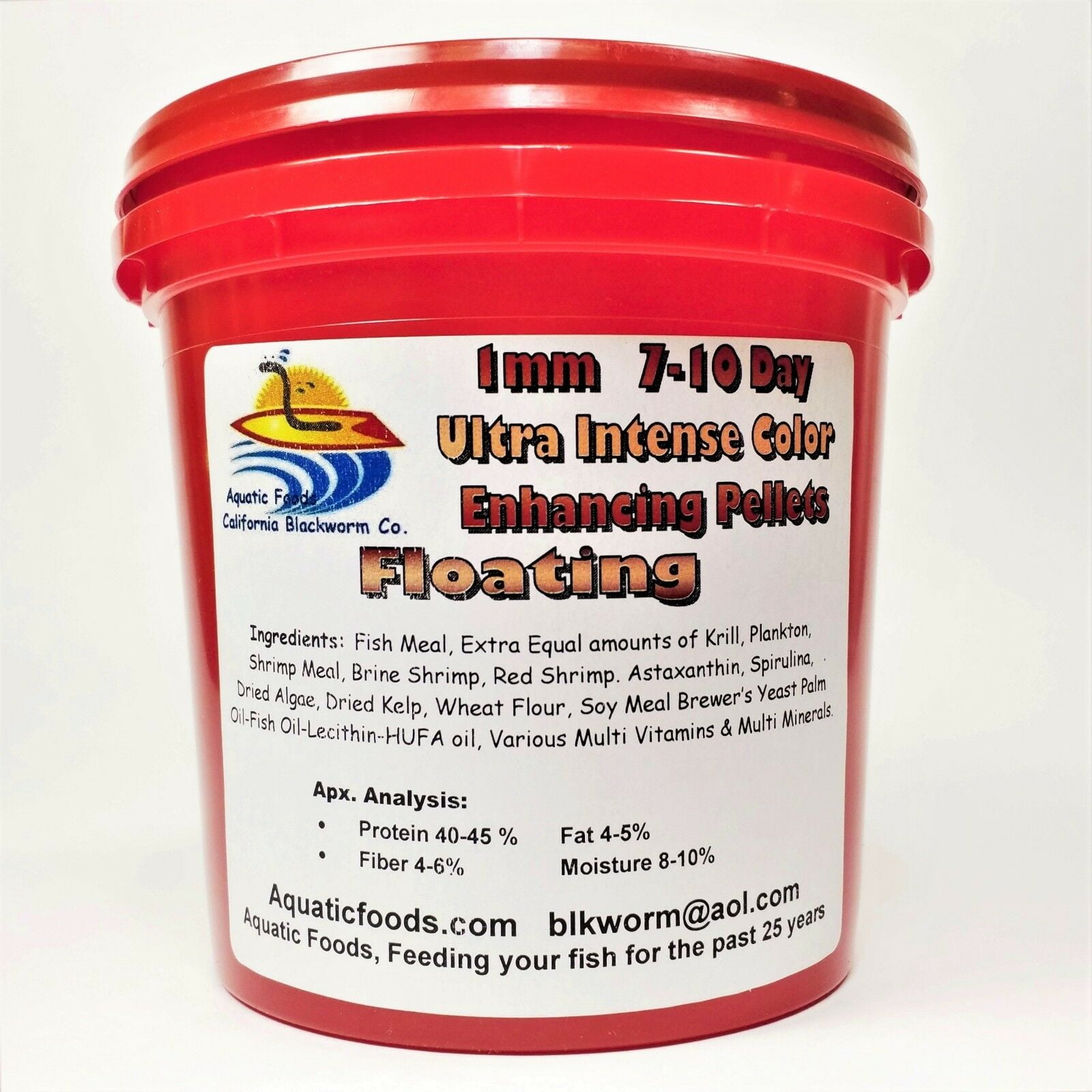 Ultra Intense Color Enhancing -1mm Floating Discus & Cichlid Pellets ...