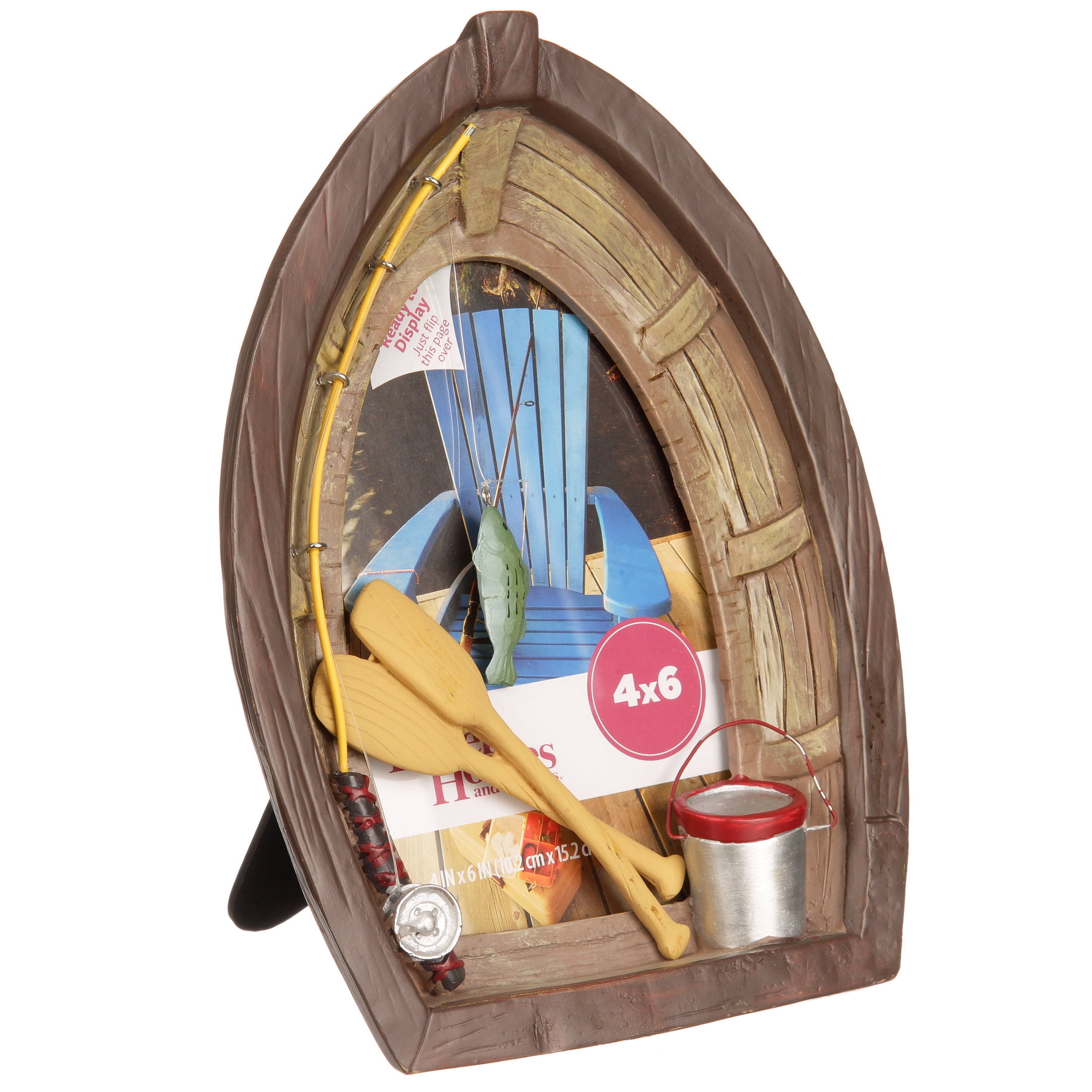 Better Homes & Gardens 4" x 6" Fishing-Boat Picture Frame - Walmart.com