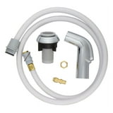 Delta Faucet Side Sprayer, Chrome Finish, Plastic, Detachable Hose ...