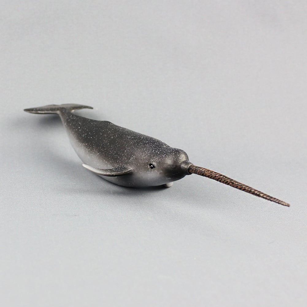 Buy Windfall Realistic Narwhal Whale Model Toys, Simulated Sea Life ...