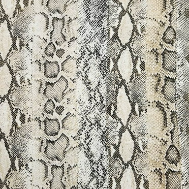 FREE SHIPPING!!! Off White Neutral Snake Skin Pattern Printed on Doris ...