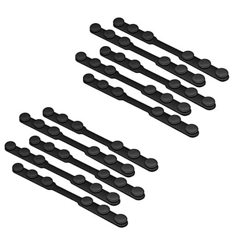 HEIBIN Silicone Mask Strap Extender with Buttons, 10 Pieces Adjustable ...