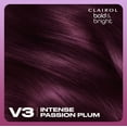 Clairol Bold & Bright Permanent Hair Dye, V3 Intense Passion Plum ...