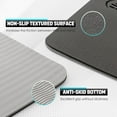 Extra Thick Non Slip Yoga Mat 72x48x2/5 Inch Black and Glacier Gray ...