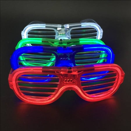 LED Glasses Portable Plastic Luminous Light up Birthday on; just need ...