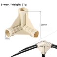 Wofarmy 10 Pcs 16Mm Mesh Tent PolesBeach TentsPlant Greenhouses Pvc ...