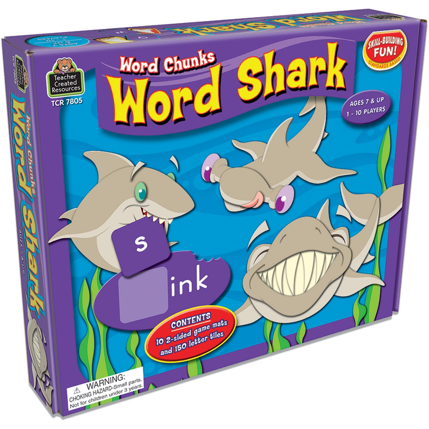 Teacher Created Resources Word Shark: Word Chunks Game - Walmart.com
